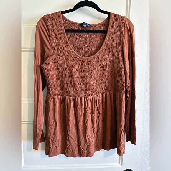 American Eagle Outfitters | Tops | Burnt Orange Top | Poshmark